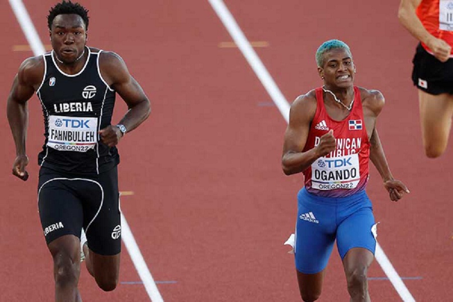 Ogando llega 5to en final de los 200 metros - Enlace Digital